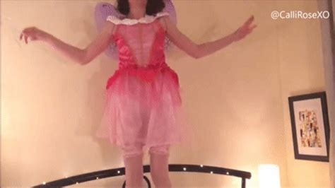 Fairy Jumping on Bed HD MP4 - Calli Rose Fetish Clips | Clips4sale