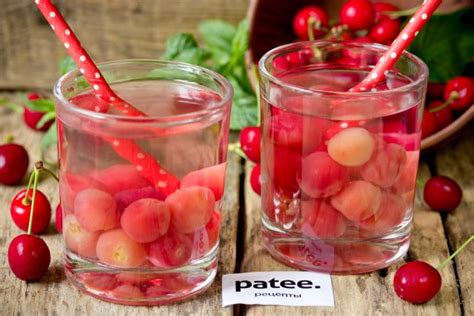 Компот из черешни - рецепт с фотографиями - Patee. Рецепты