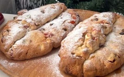 Рождественский творожный Штоллен рецепт с фото пошагово