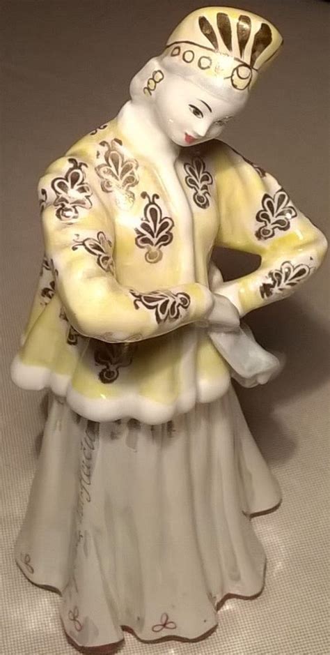 Soviet porcelain Dulevo figurine Lebedushka Dresden Dolls, Porcelain ...