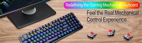 Amazon.com: VL620 Mechanical Gaming Keyboard, 98 Keys Compact Design ...