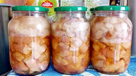 ЭТО ВКУСНЕЕ ТУШЁНКИ из МЯСА-Тушенка из ГРУДИНКИ в автоклаве в литровых ...