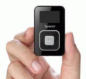 Apacer AU221 Mini MP3 player - The Tech Journal