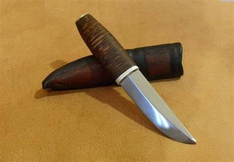 Birch bark puukko, 2"s OAL | Knife, Birch bark, Fixed blade knife