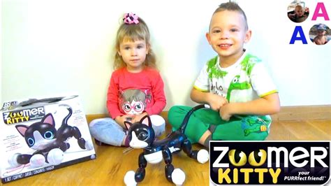 Зуммер Китти Интерактивная Игрушка Котёнок Робот Zoomer Kitty - YouTube