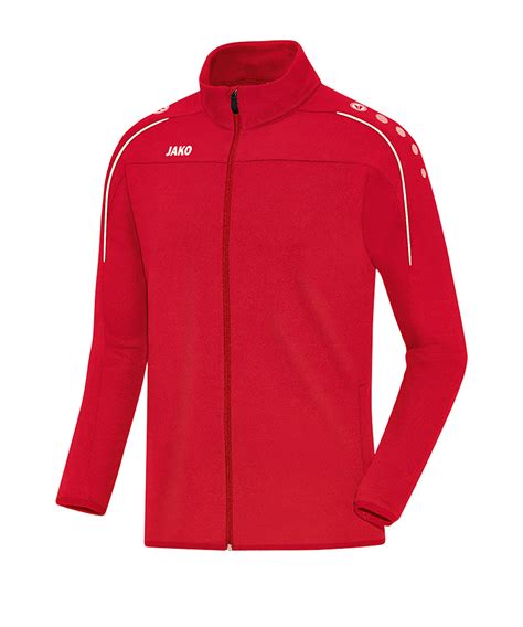 Jako Classico Freizeitjacke Rot F01 | Teamsport | Jacken ...