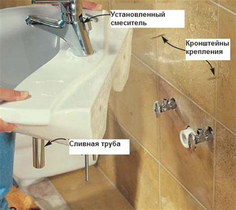 Способы и варианты крепления раковин