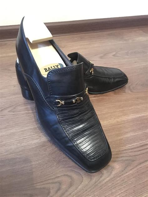 Винтажные кожаные мужские туфли лоферы bally — цена 1200 грн в каталоге ...