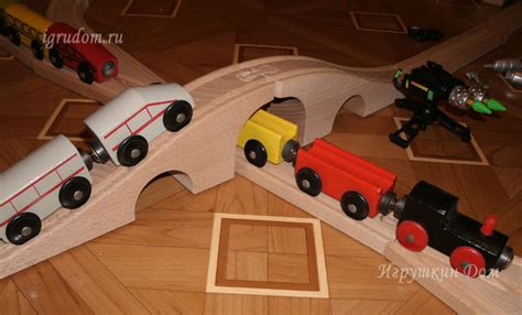 Игрушки, Конструкторы - Деревянная железная дорога. - Игрушкин Дом
