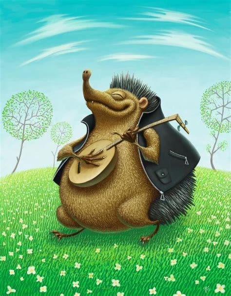 Иллюстрация Ежик 2 в стиле анимационный | Illustrators.ru