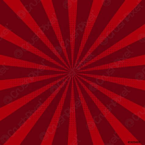 Abstract background with red sun rays Vector - stock vector 2420469 ...