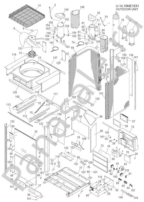 Плата управления наружного блока кондиционера Panasonic для модели U ...