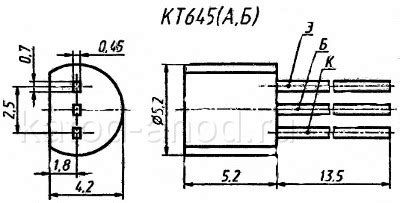 Транзистор КТ645: КТ645А, КТ645Б