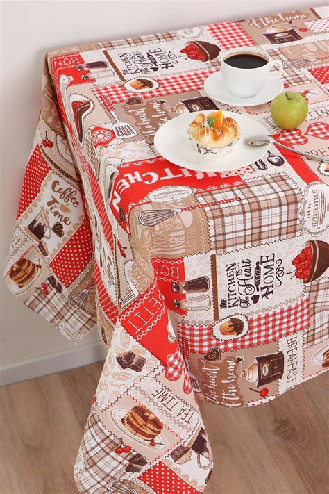 Скатерть на стол Lizzy Home SKATROG150200/кухня, прямоугольная, 150x200 ...