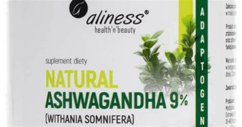 ALINESS Natural Ashwagandha 9% 100 kaps.