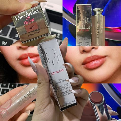 Dior Addict Lip Glow 020 Mahogany, Beauty & Personal Care, Face, Makeup ...