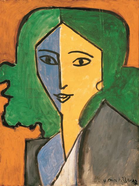 henri matisse - portrait of lydia delectorskaya (1947) oil on canvas 64 ...