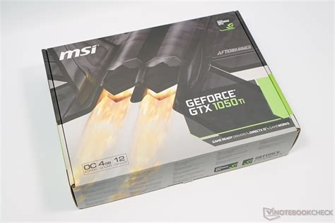 MSI GeForce GTX 1050 Ti 4G Review - NotebookCheck.net Reviews