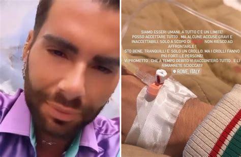 Federico Fashion Style ricoverato in ospedale, poi si sfoga sui social