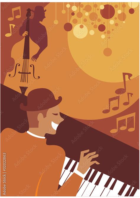Grafika wektorowa Stock: Jazz evening | Adobe Stock