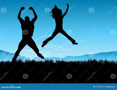 Stile di vita felice illustrazione di stock. Illustrazione di erba ...