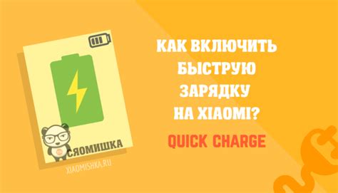 Как включить быструю зарядку на Xiaomi? - Quick Charge