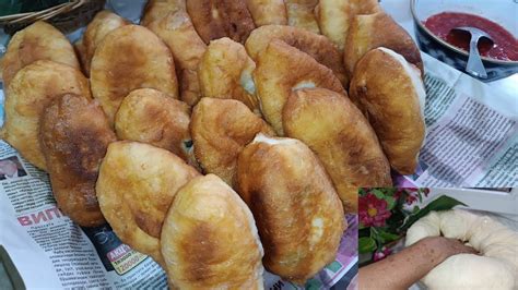 ПАХТАДЕК ЮМШОК ПИРОЖКИ ТАЙЕРЛАШ/ПИРОЖКИ КАК ПУХ 😋 - YouTube