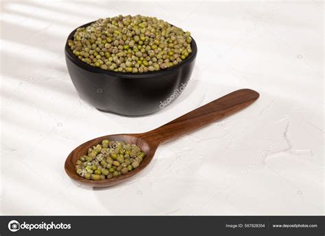 Vigna Radiata Raw Organic Green Mung Beans Stock Photo by ...