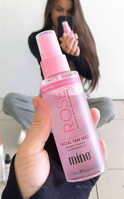 Minetan Rose Water Illuminating Facial Tan Mist от Mine Tan - спрей ...