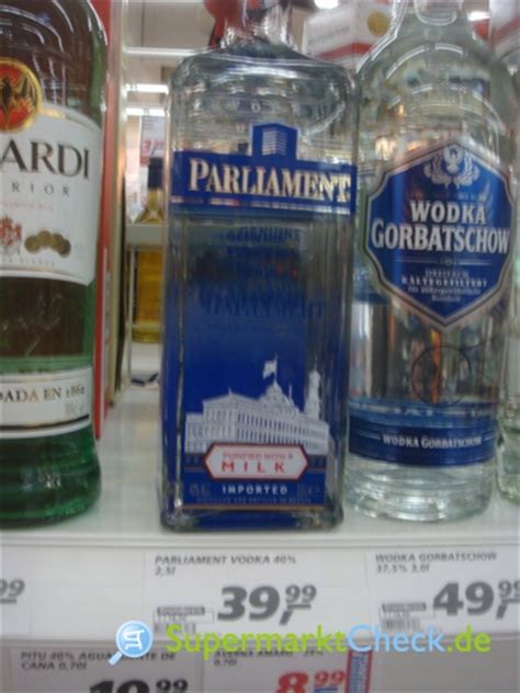 Parliament Vodka: Preis, Angebote & Bewertungen