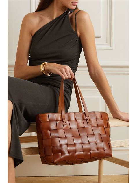 DRAGON DIFFUSION Japan woven leather tote | NET-A-PORTER