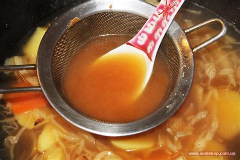Японская кухня: Мисо-суп с картофелем, капустой и морковью рецепт на ...
