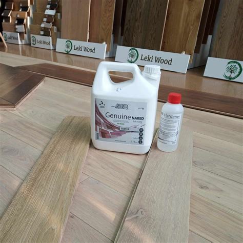 Двухкомпонентный лак паркетный на водной основе Arboritec Genuine Naked ...