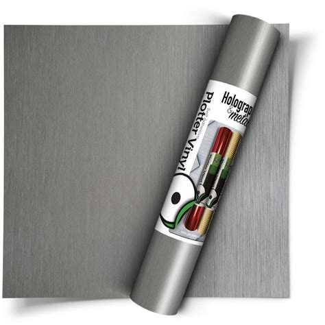 Brushed Silver Metallic Vinyl - GM Crafts