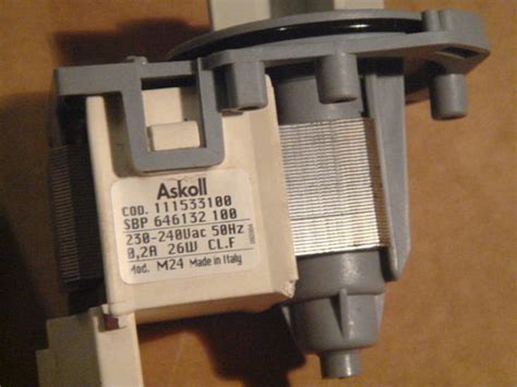 Pumpe Askoll Type. 290590, Askoll Mod. 290655, Askoll M239 , Askoll Mod ...