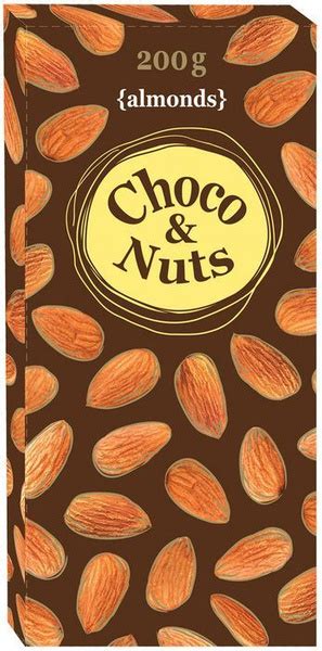 Шоколад CHOCO &NUTS молочный с цельным миндалем, 200 г * 3 шт. - купить ...