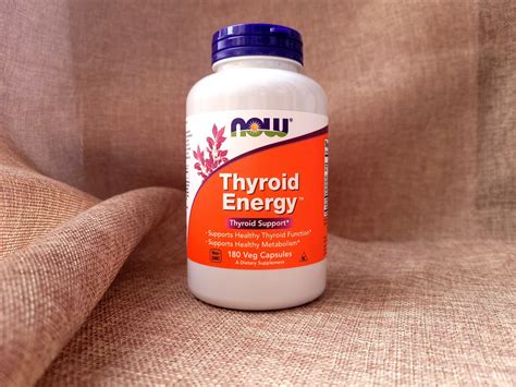 NOW Foods, Thyroid Energy, для щитовидной железы, 180 растительных ...