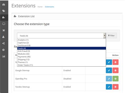 OpenCart - Yandex Sitemap Module for OpenCart 2 and 3