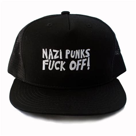 NAZI PUNKS FUCK OFF MESH BACK SNAPBACK – Lost And Found Bootlegs