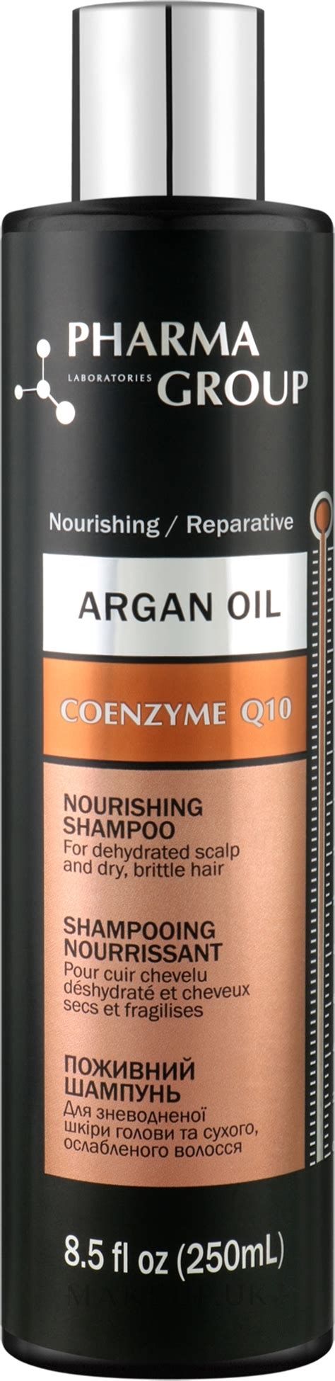 Pharma Group Laboratories Argan Oil + Coenzyme Q10 Shampoo - Nourishing ...
