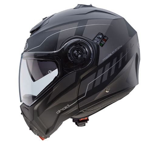 Caberg Droid Blaze Matt Black Anthracite C0HB00D0 Modular Helmets ...
