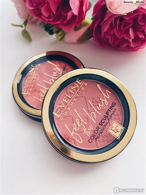 Румяна компактные Eveline Feel the blush - «Румяна-хайлайтер, румяна ...