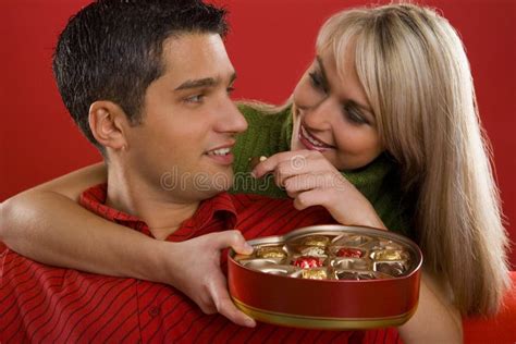L'amour Est Comme Le Chocolat Image stock - Image du commun, émotion ...