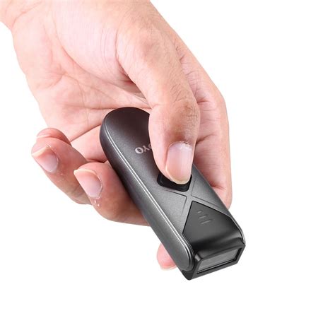 Eyoyo EY-015P เครื่องสแกนบาร์โค้ดไร้สาย บลูทูธ 2.4G QR แบบพกพา ขนาดเล็ก ...