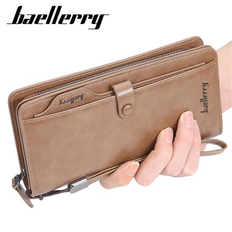 Купить Baellerry люксовый бренд мужские кошельки длинный кошелек клатч ...