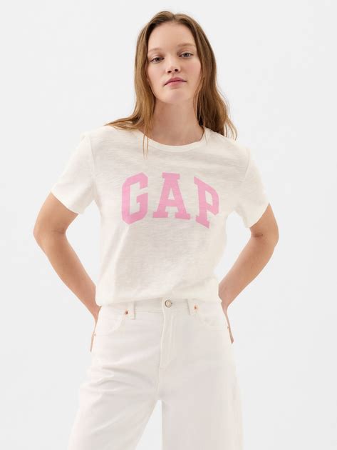 Футболка хлопковая женская GAP 871344-02 S Белая (1200132950177 ...