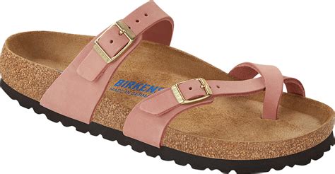 Birkenstock Mayari Old Rose Nubuk Leather Soft Wide • Birkenshop