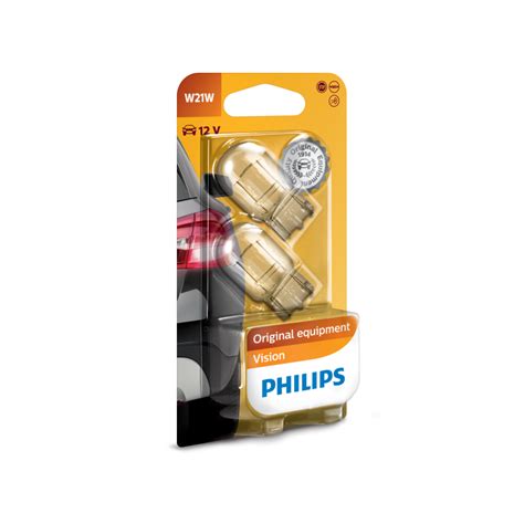 Philips W21W Vision glassokkel 2stk 21W - Autobixen.dk