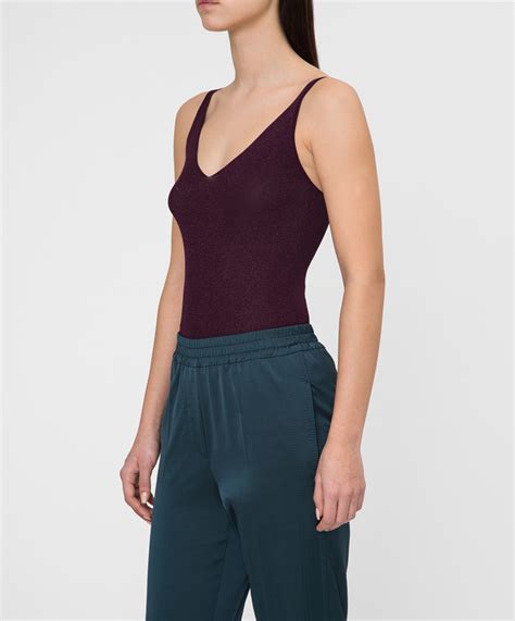 Brunello Cucinelli - Бордовое боди M8S862702 купить в Symbol