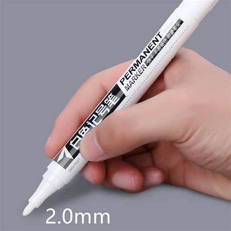 1/3/5 шт., белые маркеры для рисования | AliExpress